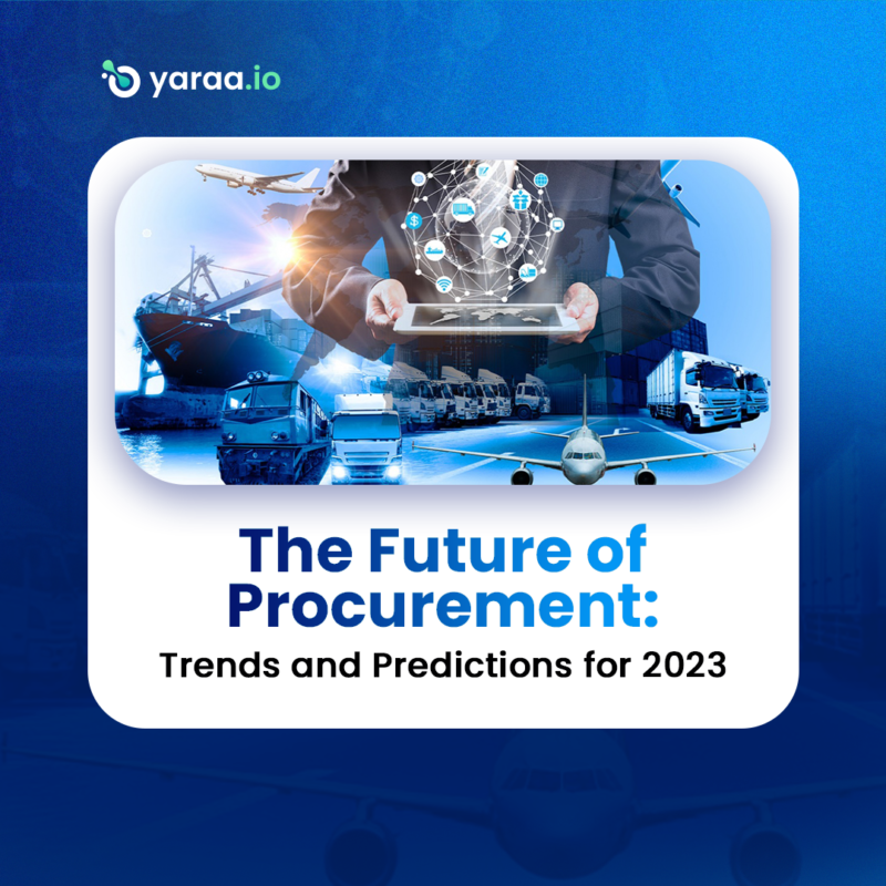 THE FUTURE OF PROCUREMENT: Trends and Predictions for 2023 - Yaraa.io